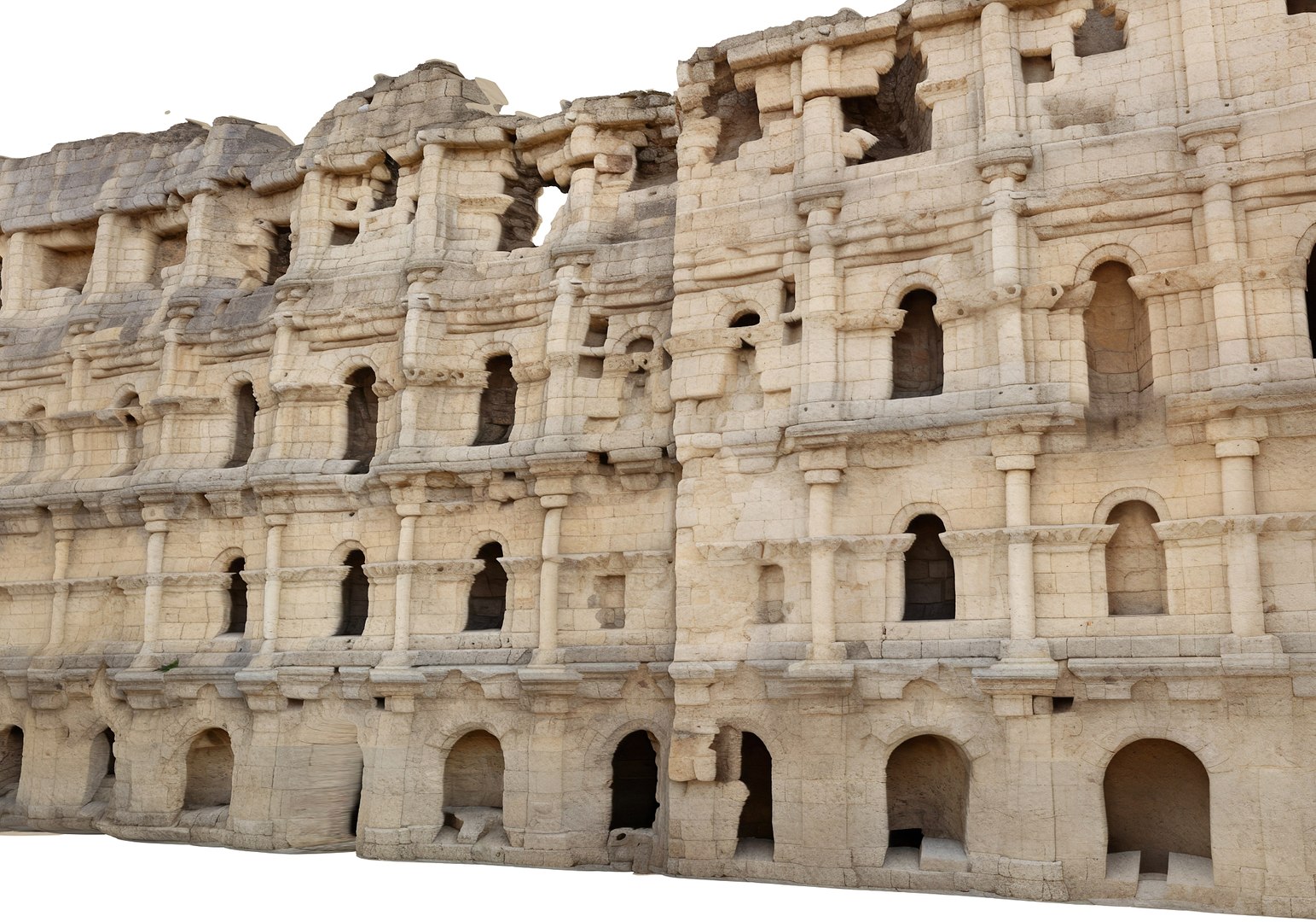 Ancient Walls Architecture Pack 4 3D Model - TurboSquid 2131959