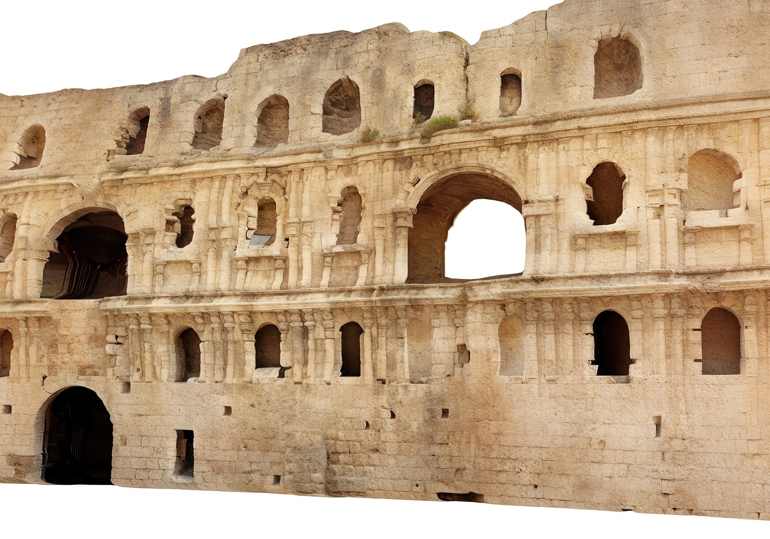 Ancient Walls Architecture Pack 4 3D Model - TurboSquid 2131959