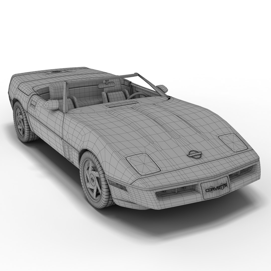 sketchfab corvette