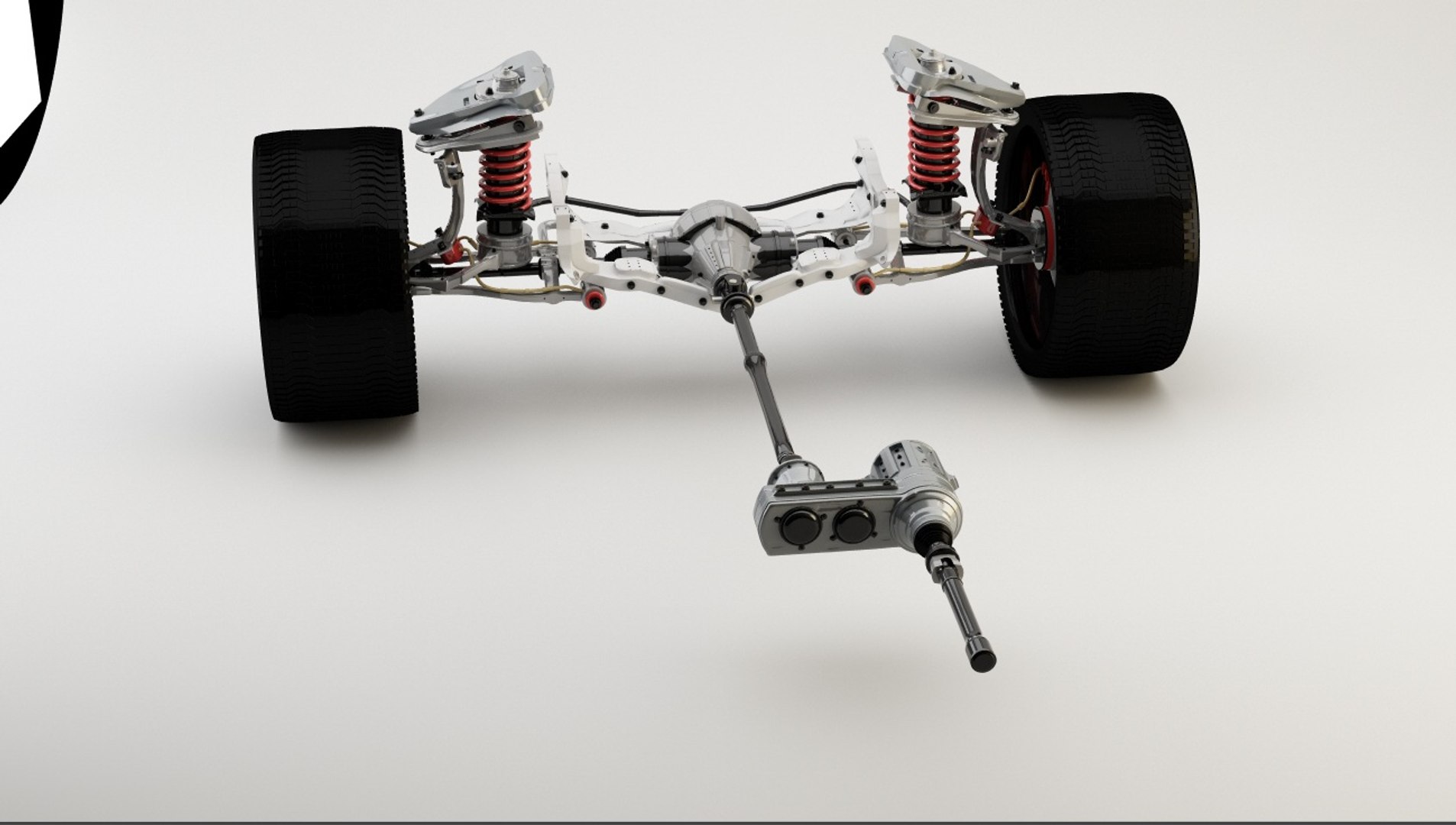 3d Parts Car Model