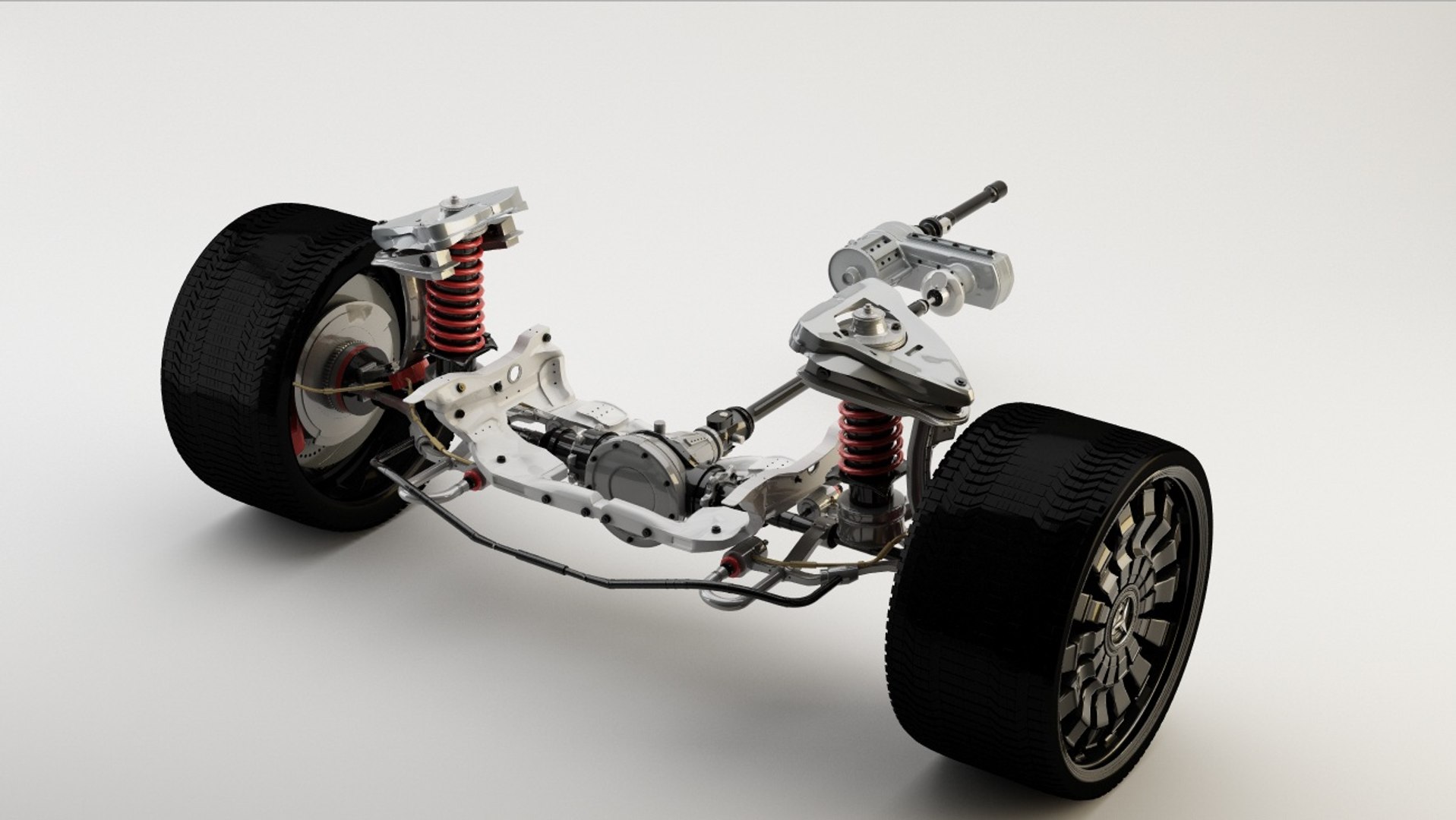 3d Parts Car Model