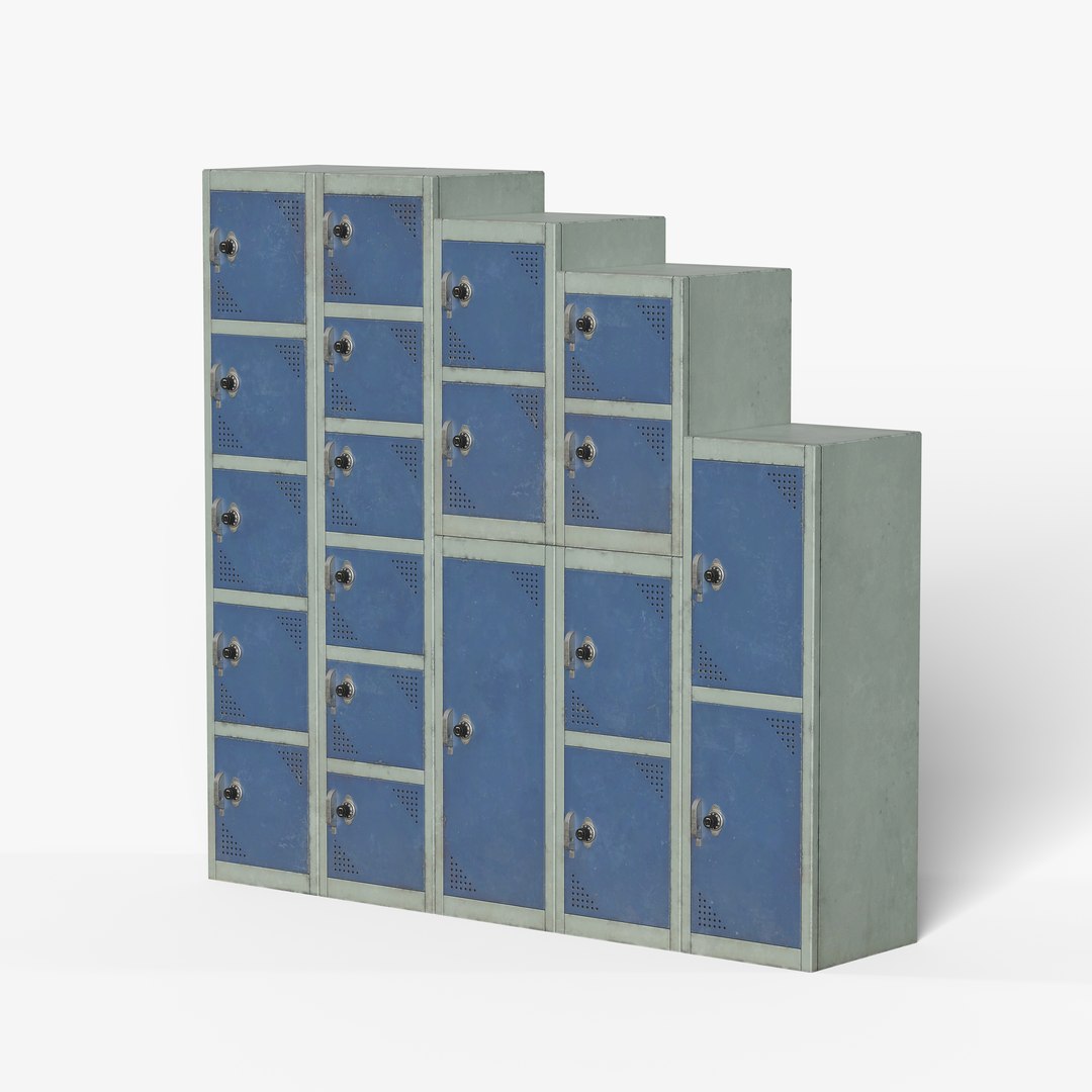 Cabinet Locker 3D Model - TurboSquid 2185033