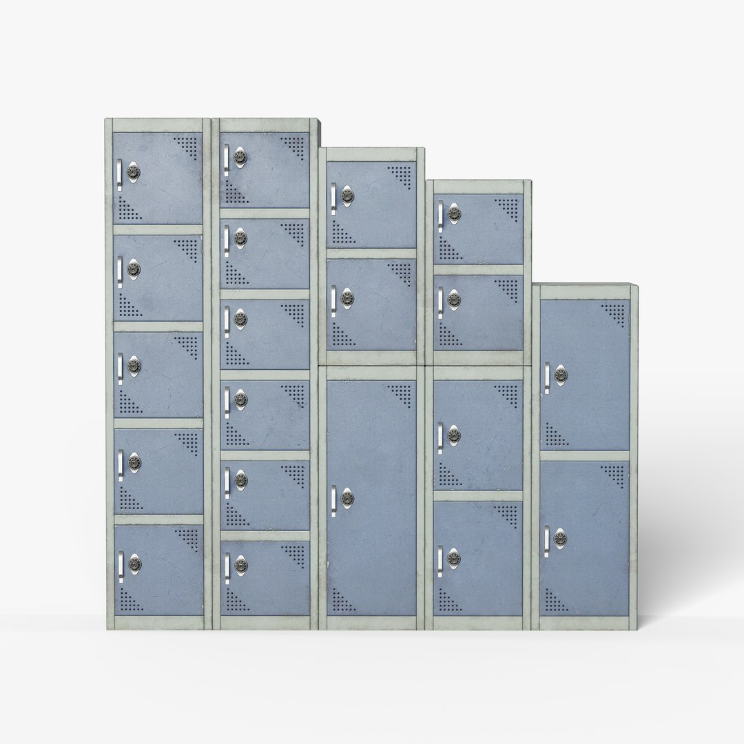 Cabinet Locker 3D Model - TurboSquid 2185033
