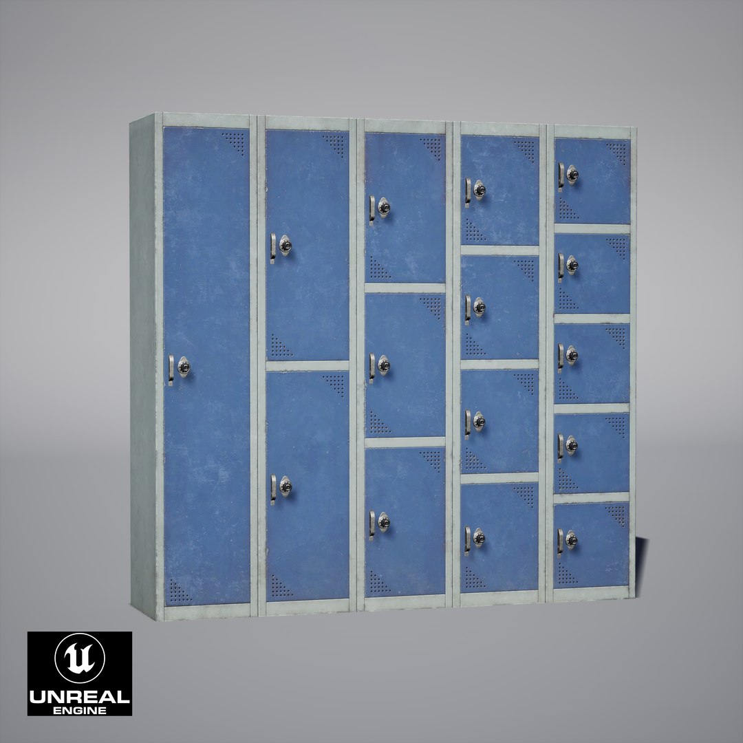 Cabinet Locker 3D Model - TurboSquid 2185033