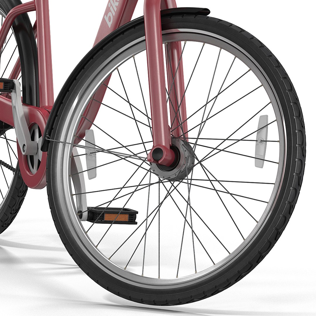 bike modeled realistic 3ds