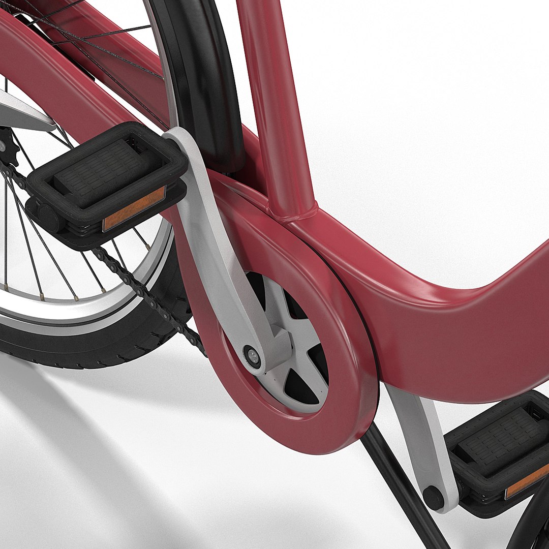 bike modeled realistic 3ds