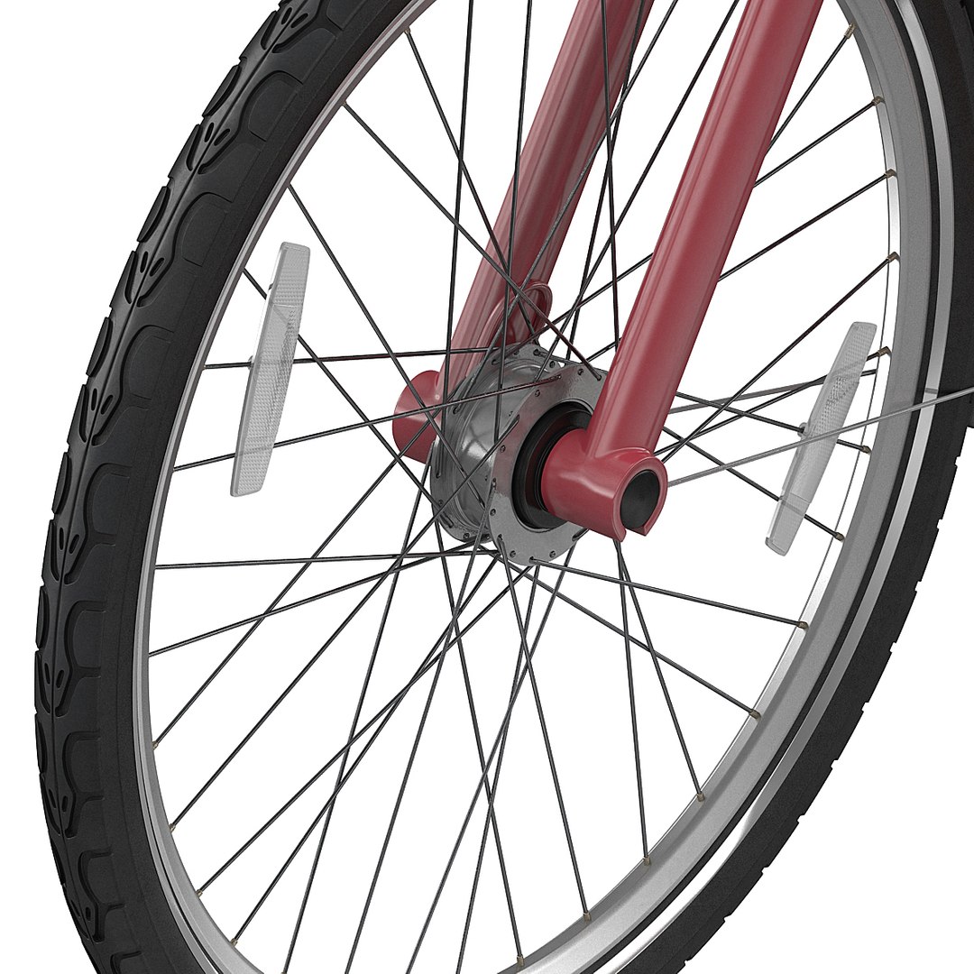 bike modeled realistic 3ds