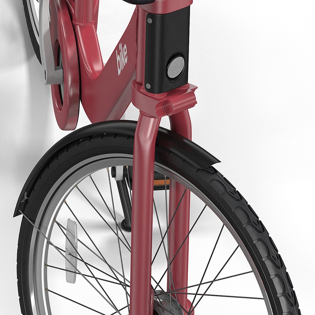 bike modeled realistic 3ds
