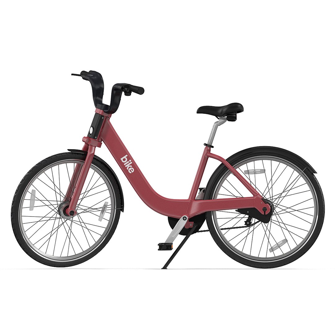 bike modeled realistic 3ds
