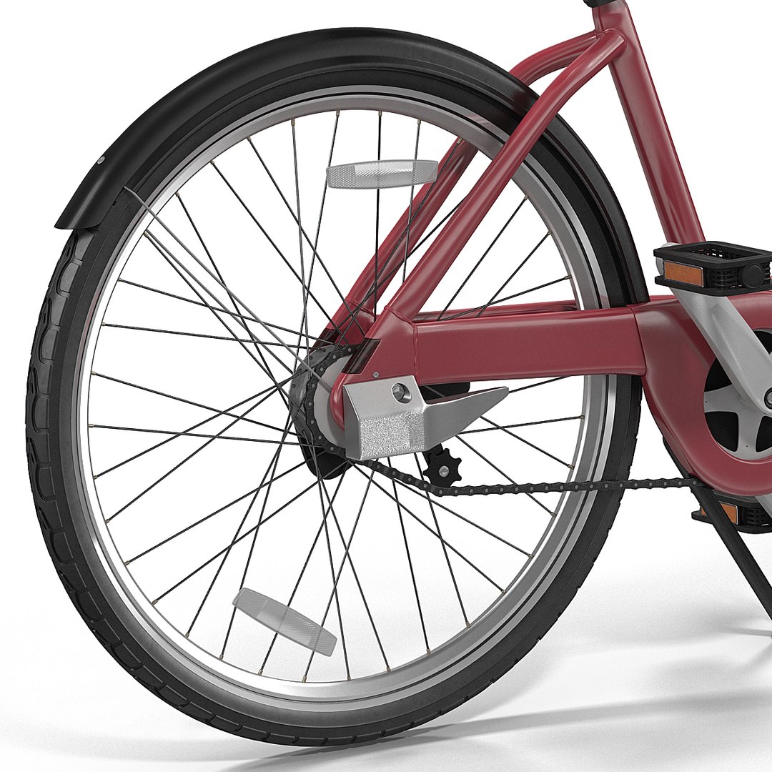 bike modeled realistic 3ds