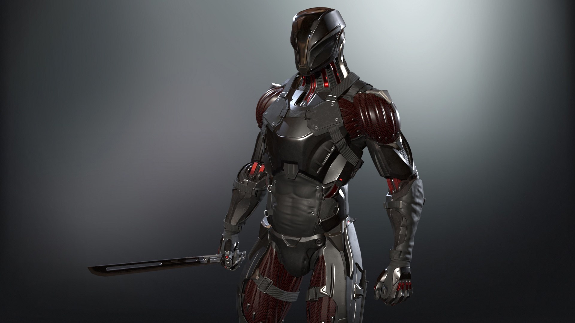 CyberNinja 3D Model - TurboSquid 2079253