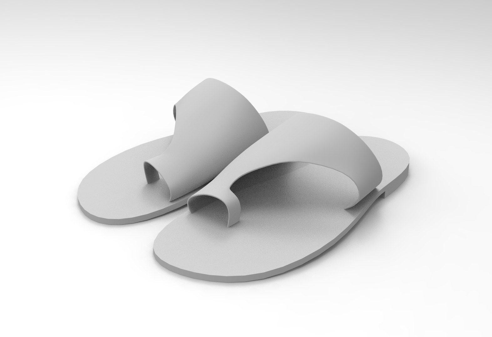 3D Cut-Out Flats Slipper - TurboSquid 1967316