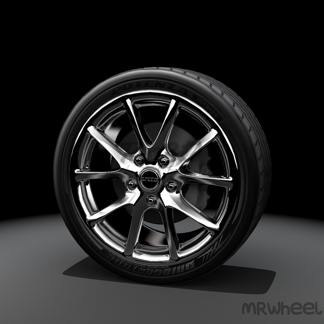 3d model wheel mrwheel