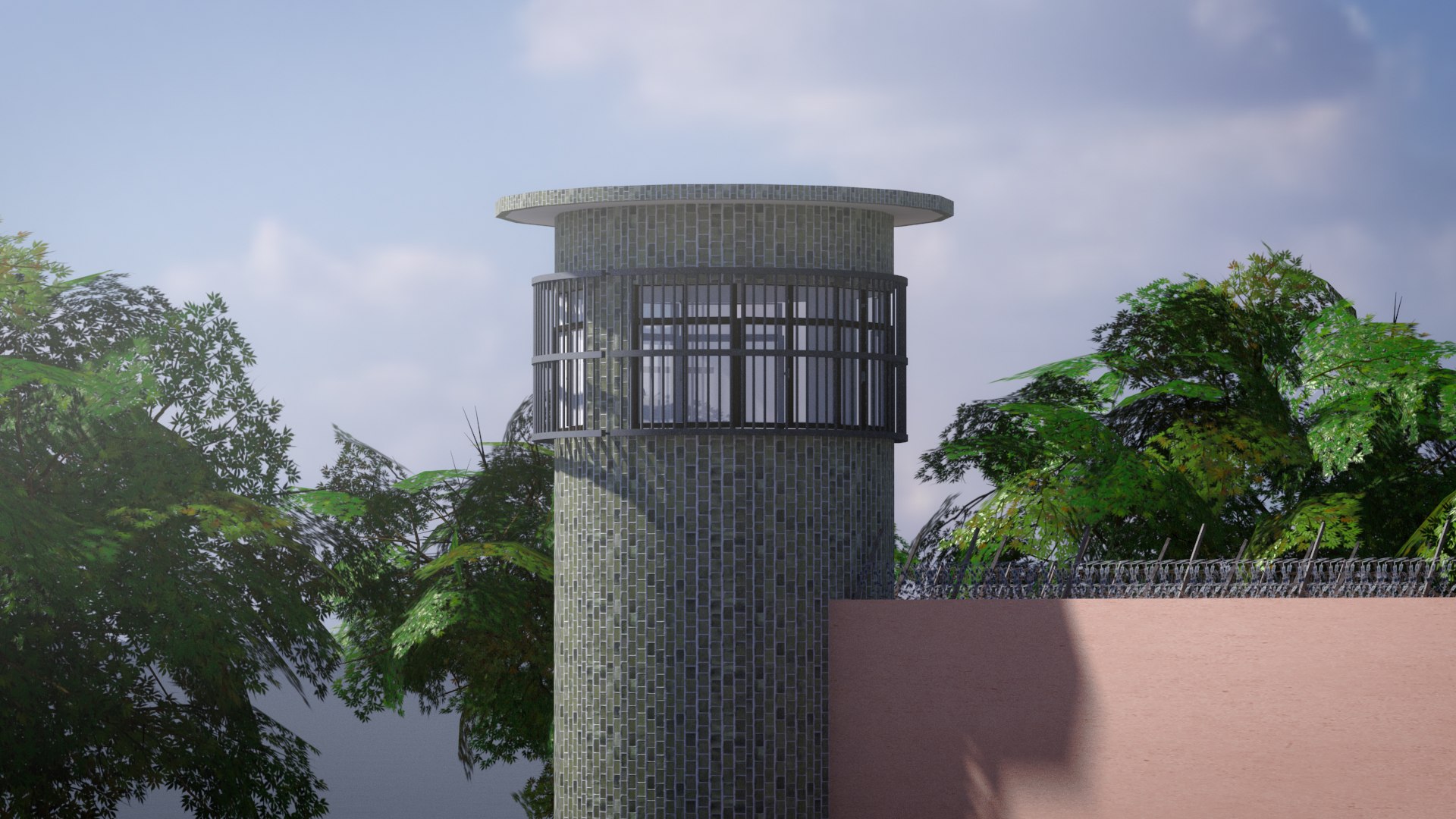 Tw Jail Wall 3D Model - TurboSquid 2336095