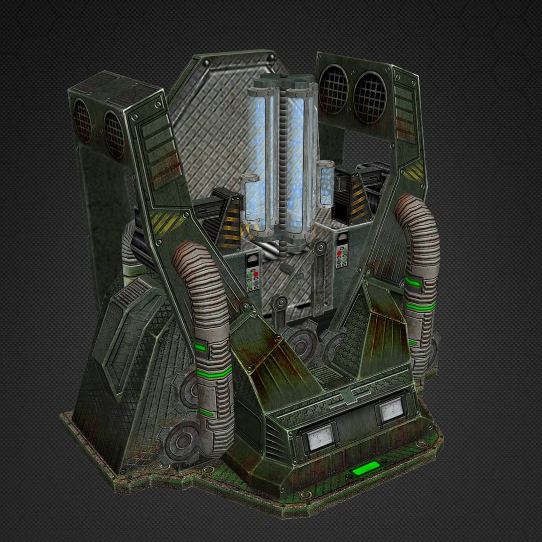3d max low-poly craft machine