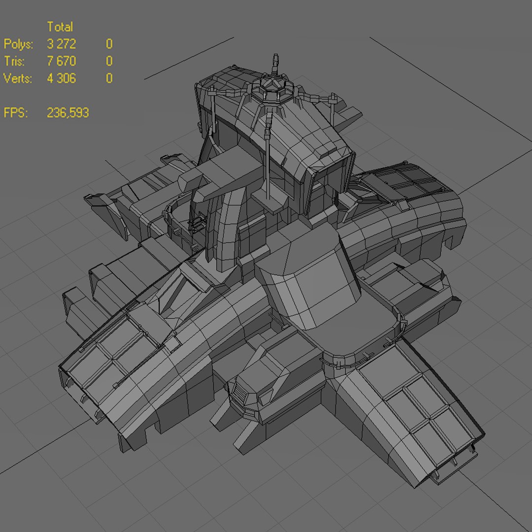 3d Model Of Control Center
