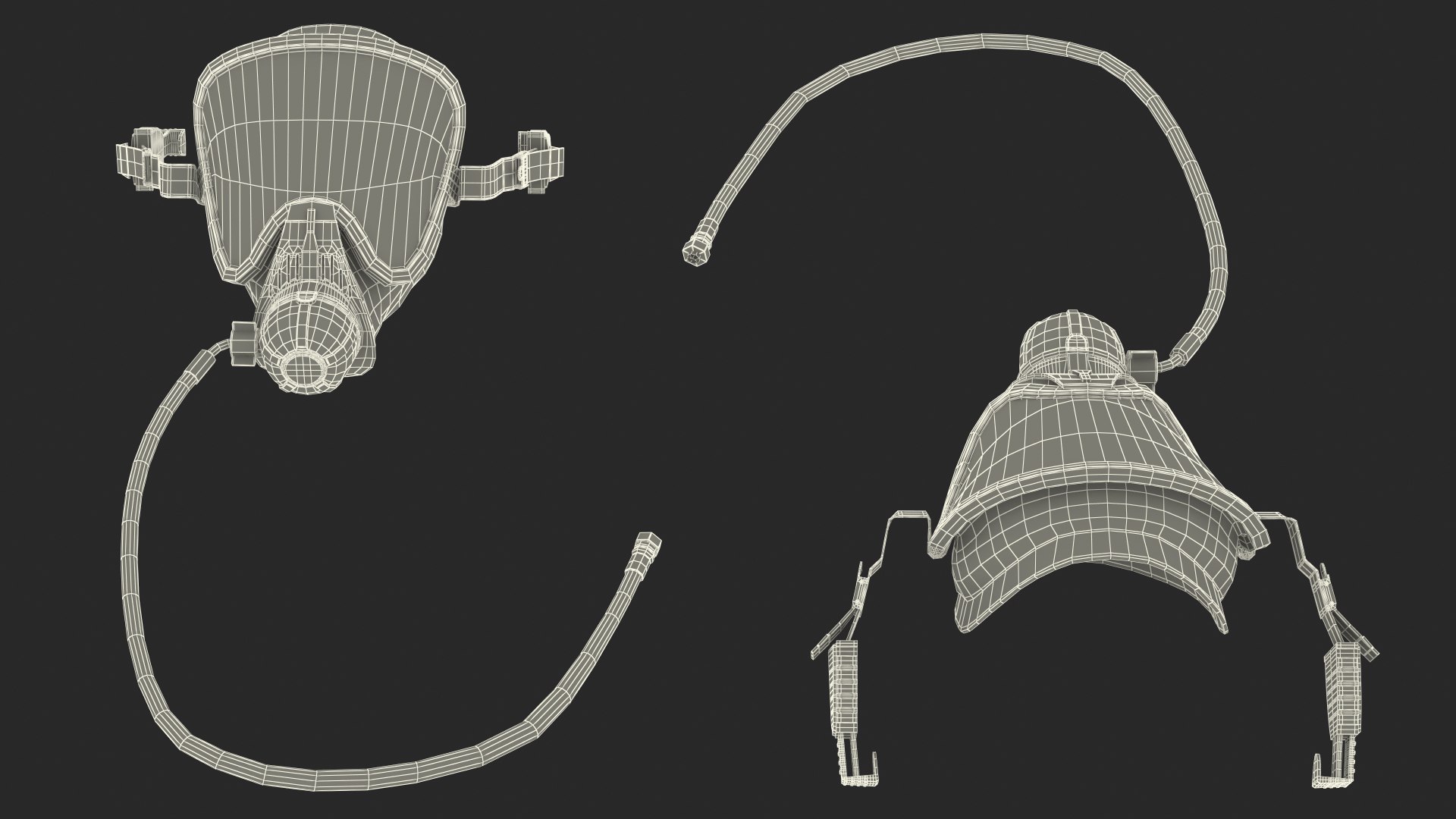 Respirator mask 3D model - TurboSquid 1684698