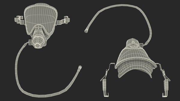 Respirator mask 3D model - TurboSquid 1684698