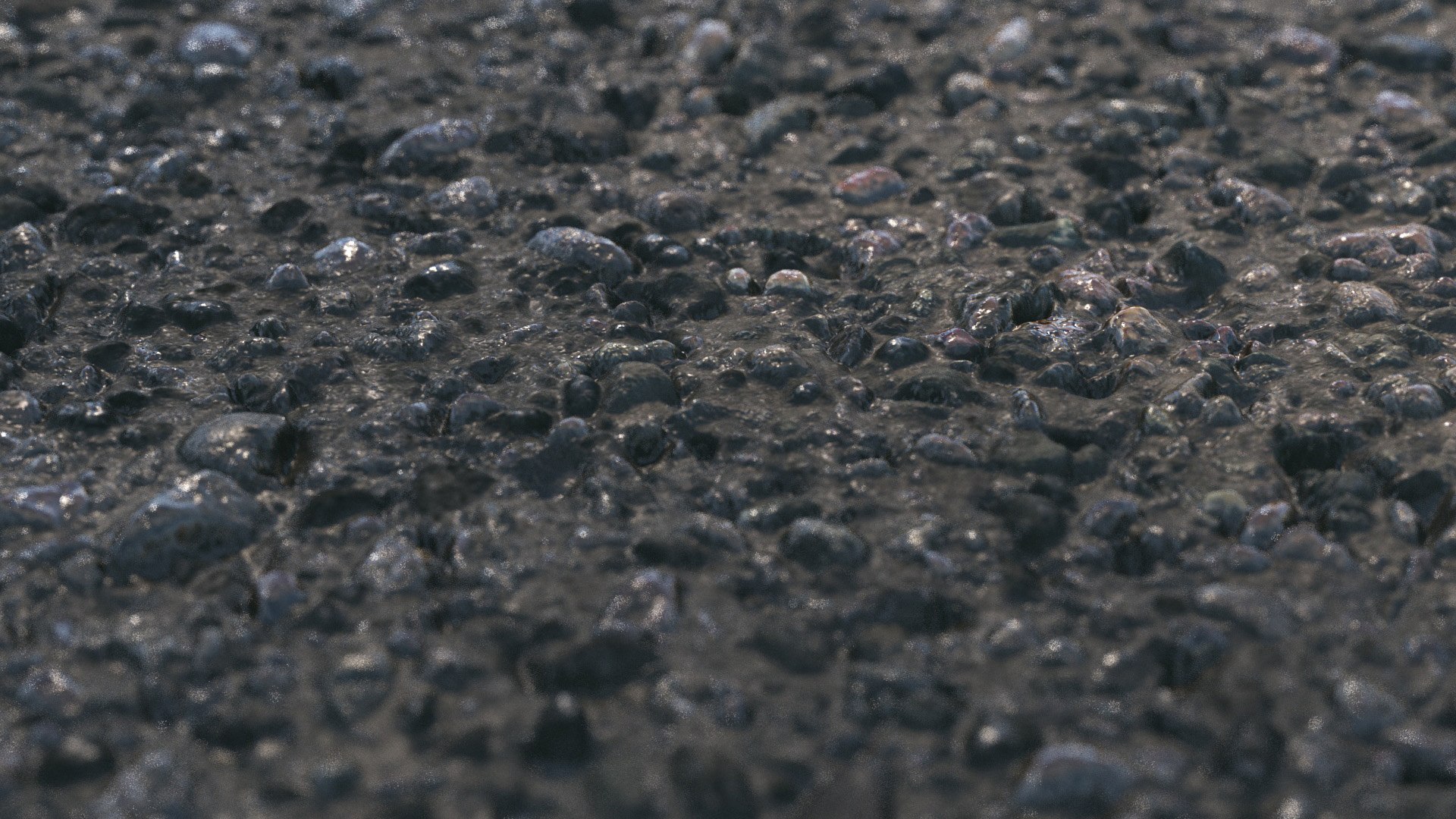 3D Old Wet Asphalt 10 8k Seamless PBR - TurboSquid 2120294