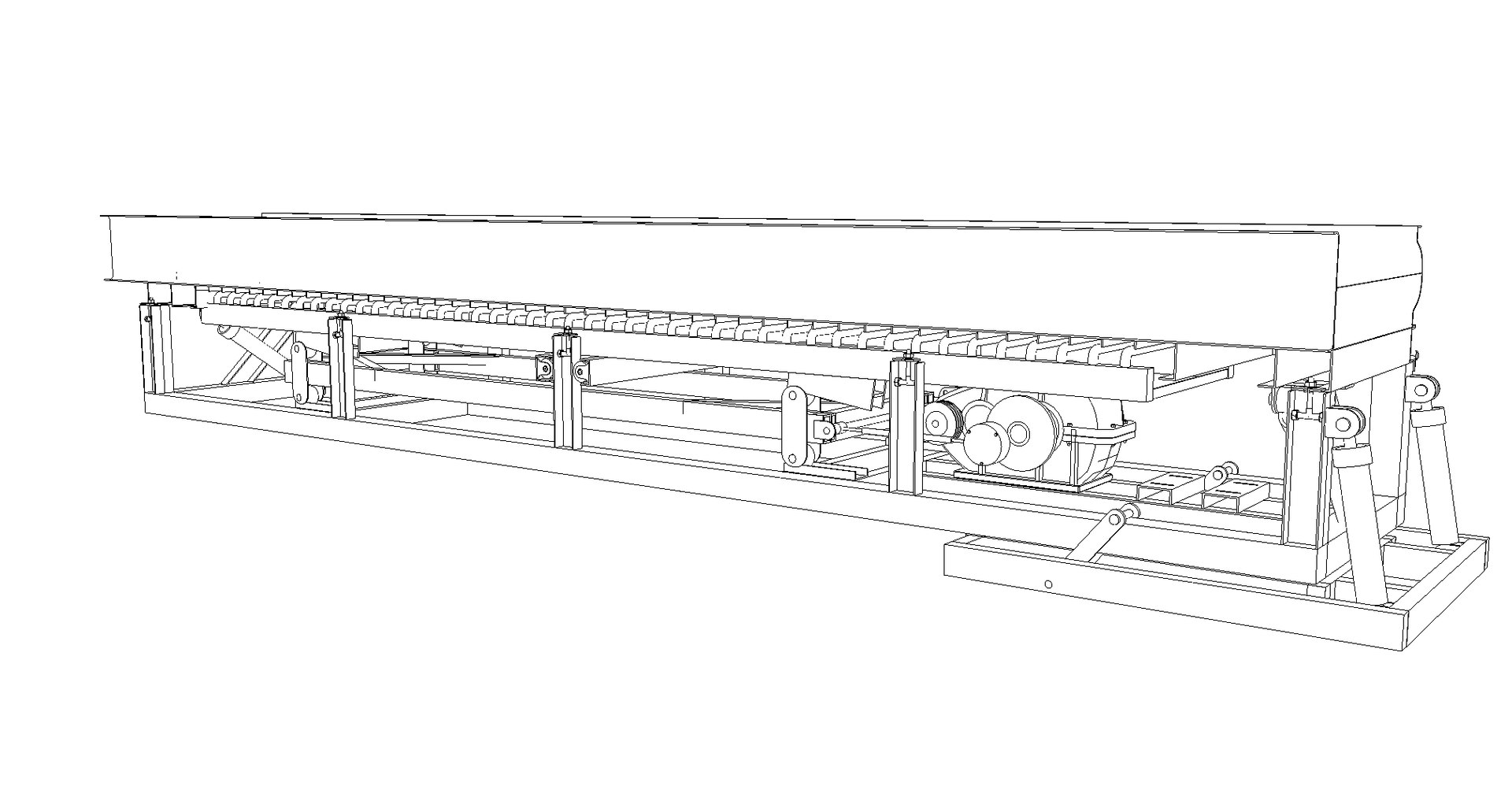 Placer Vibrating Sluice 3D Model - TurboSquid 2171238