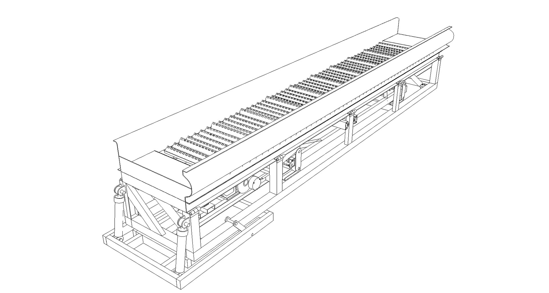 Placer Vibrating Sluice 3D Model - TurboSquid 2171238