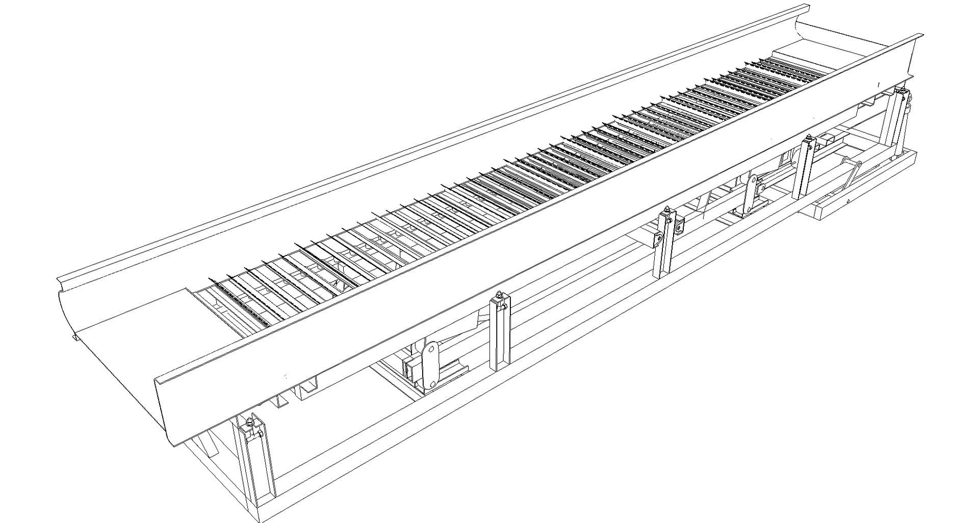 Placer Vibrating Sluice 3D Model - TurboSquid 2171238