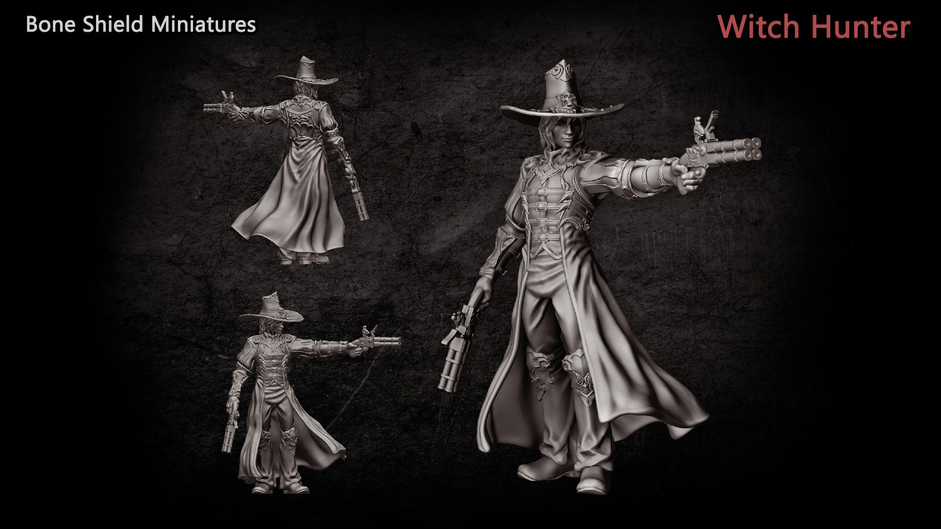 3D Witch Hunter Model - TurboSquid 1711167