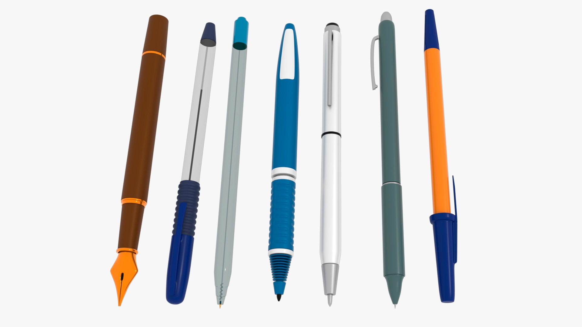Pen Model - TurboSquid 1736568