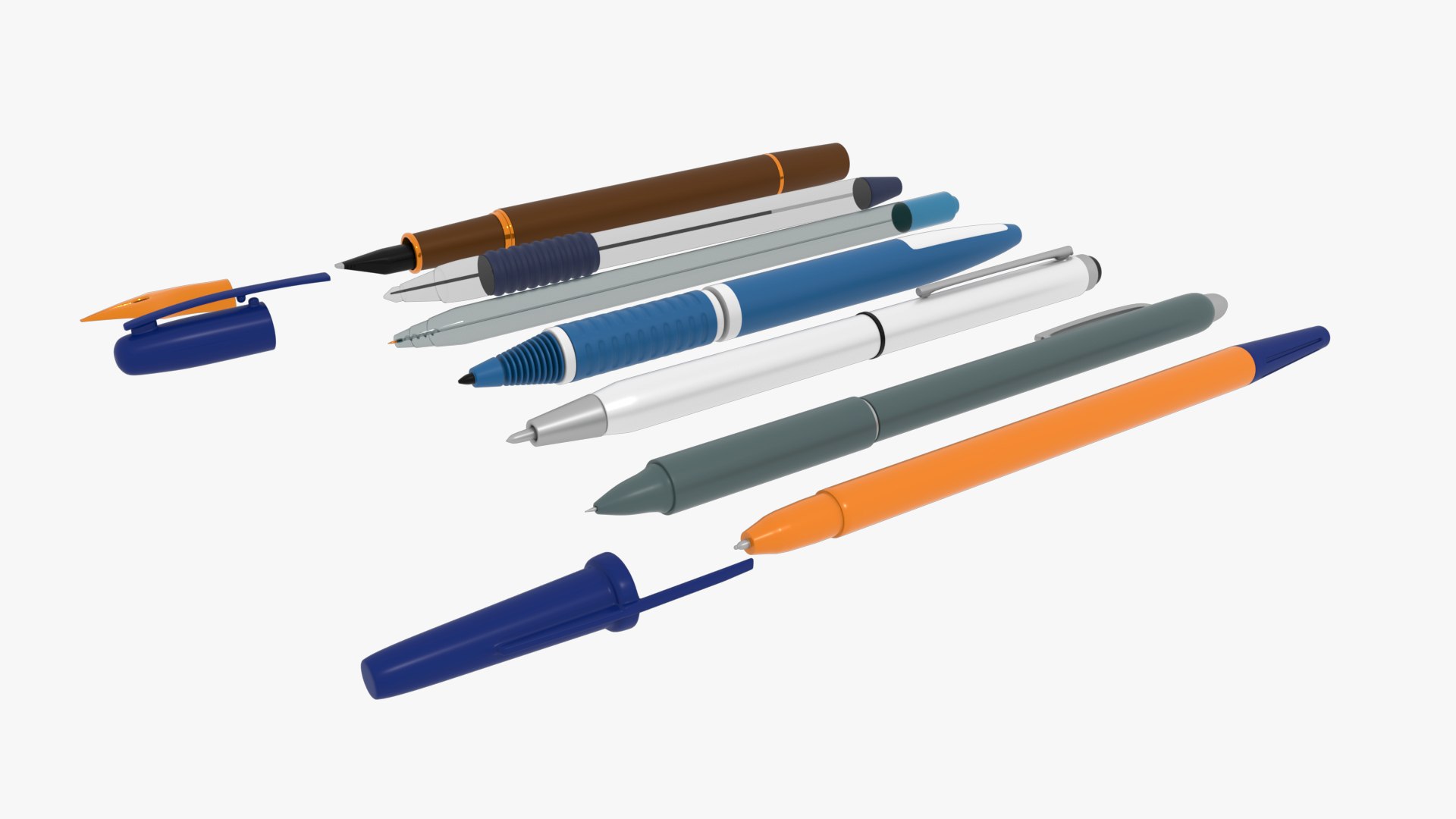 Pen Model - TurboSquid 1736568