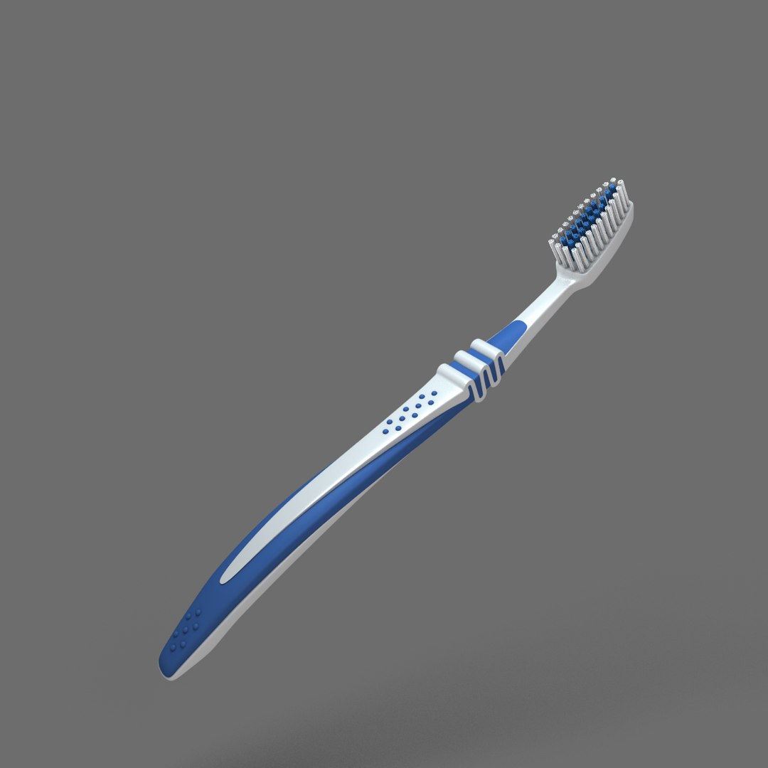 3d toothbrush brush model