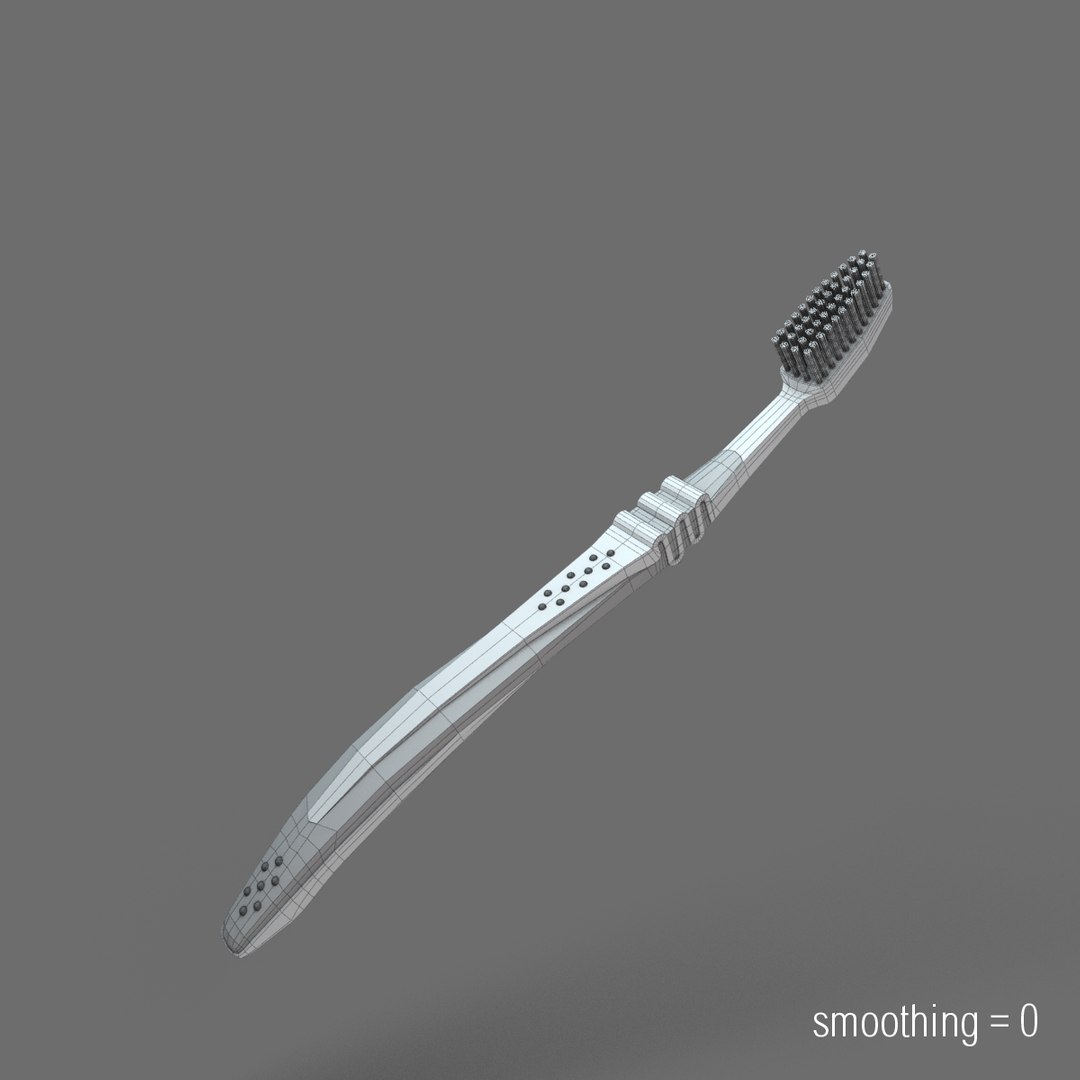 3d toothbrush brush model