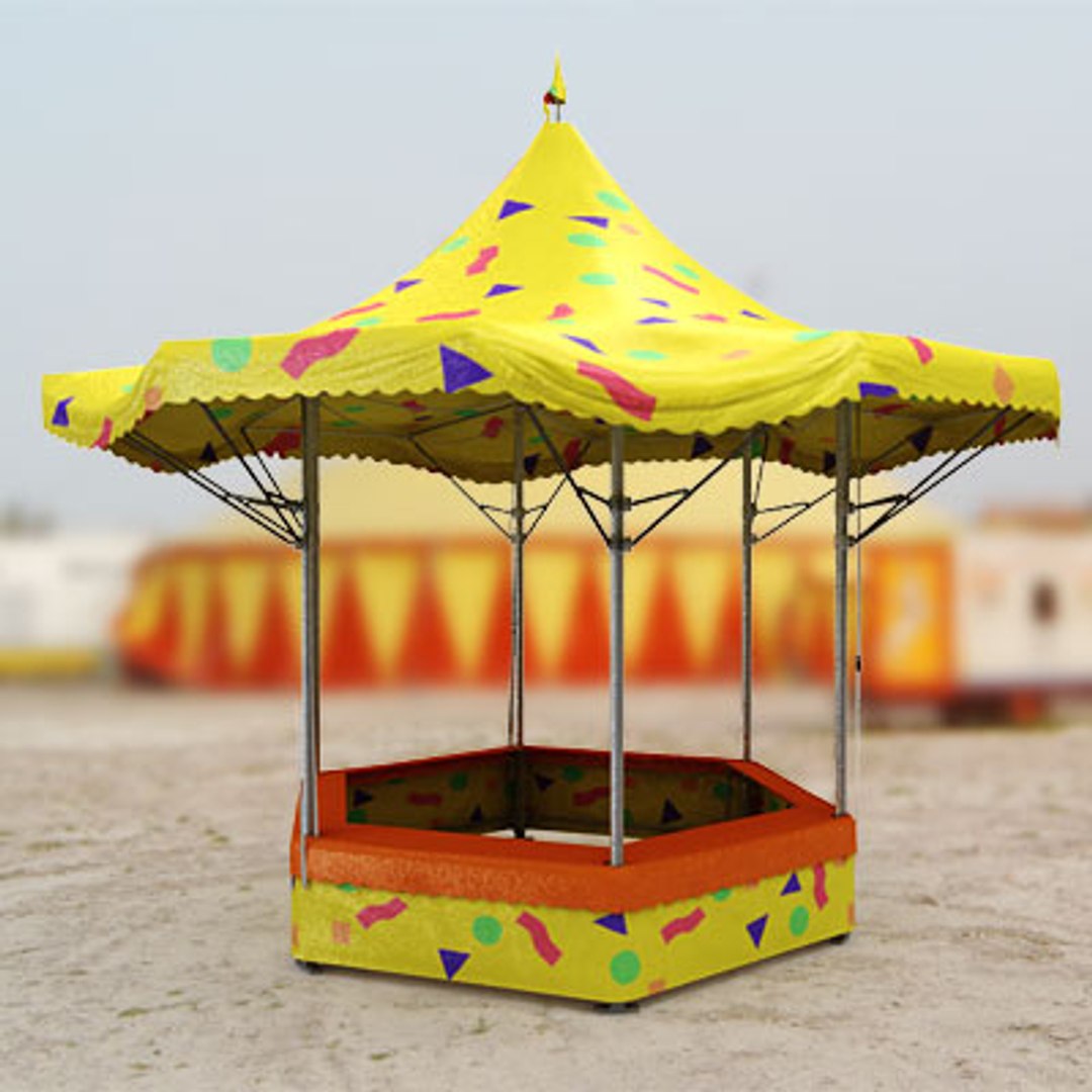 Fair Booth 3d Model