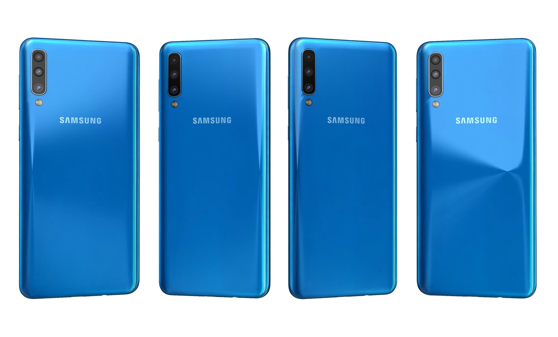 3D Samsung Galaxy A50 Blue - TurboSquid 2073188