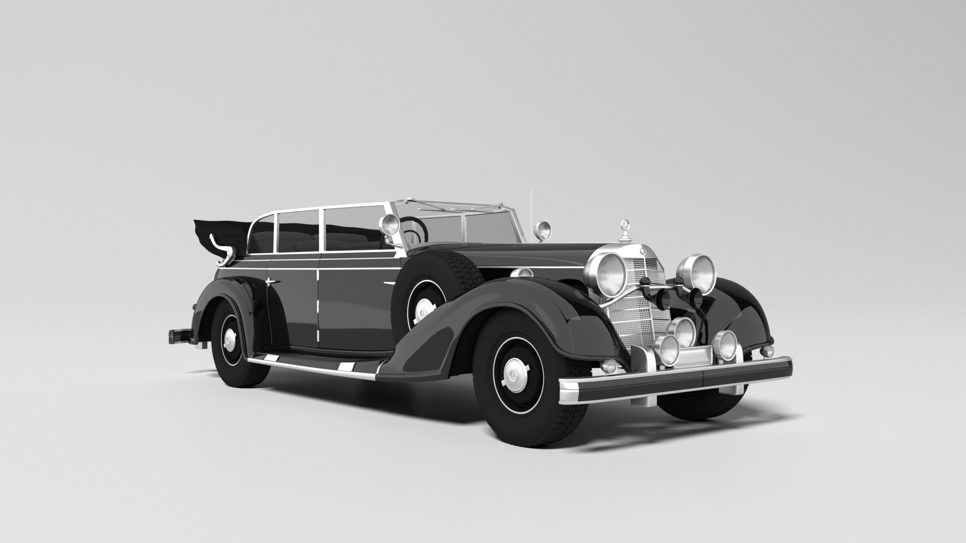 Mercedes-Benz 770K 3D Model - TurboSquid 2351940