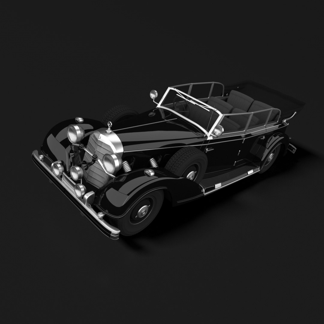 Mercedes-Benz 770K 3D Model - TurboSquid 2351940