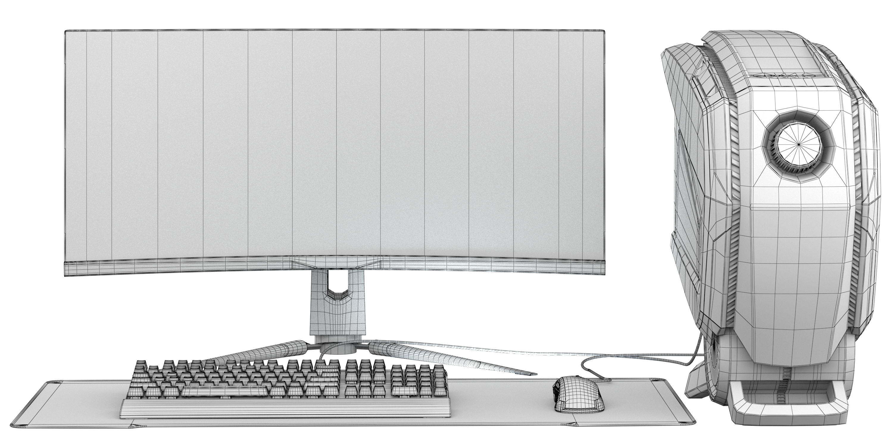 3D PC Gamer Set 3 - TurboSquid 1794429