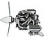 Continental Io-550 Aircraft Engine 3d Max