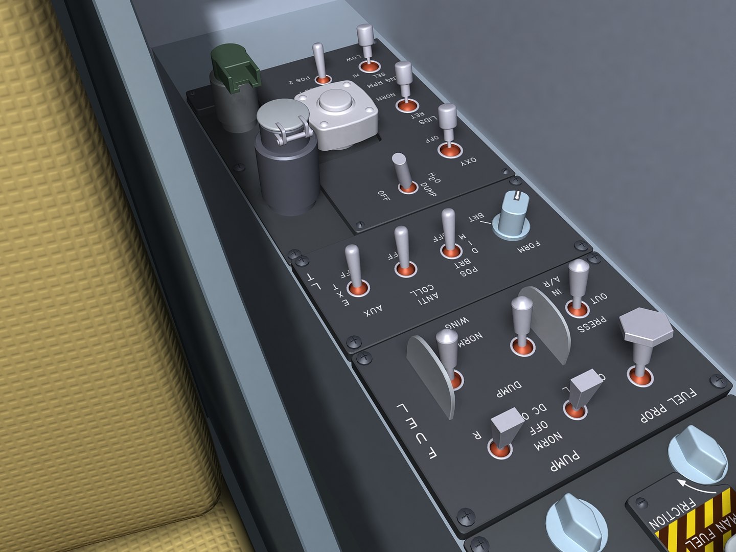 3ds Av-8b Harrier Cockpit