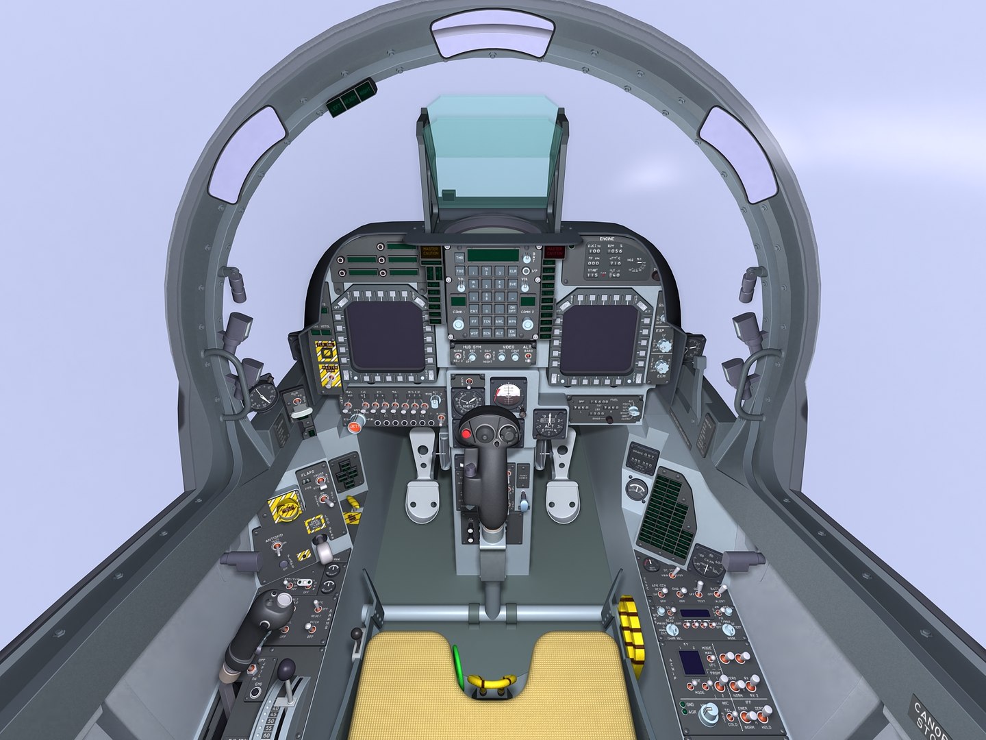 3ds Av-8b Harrier Cockpit