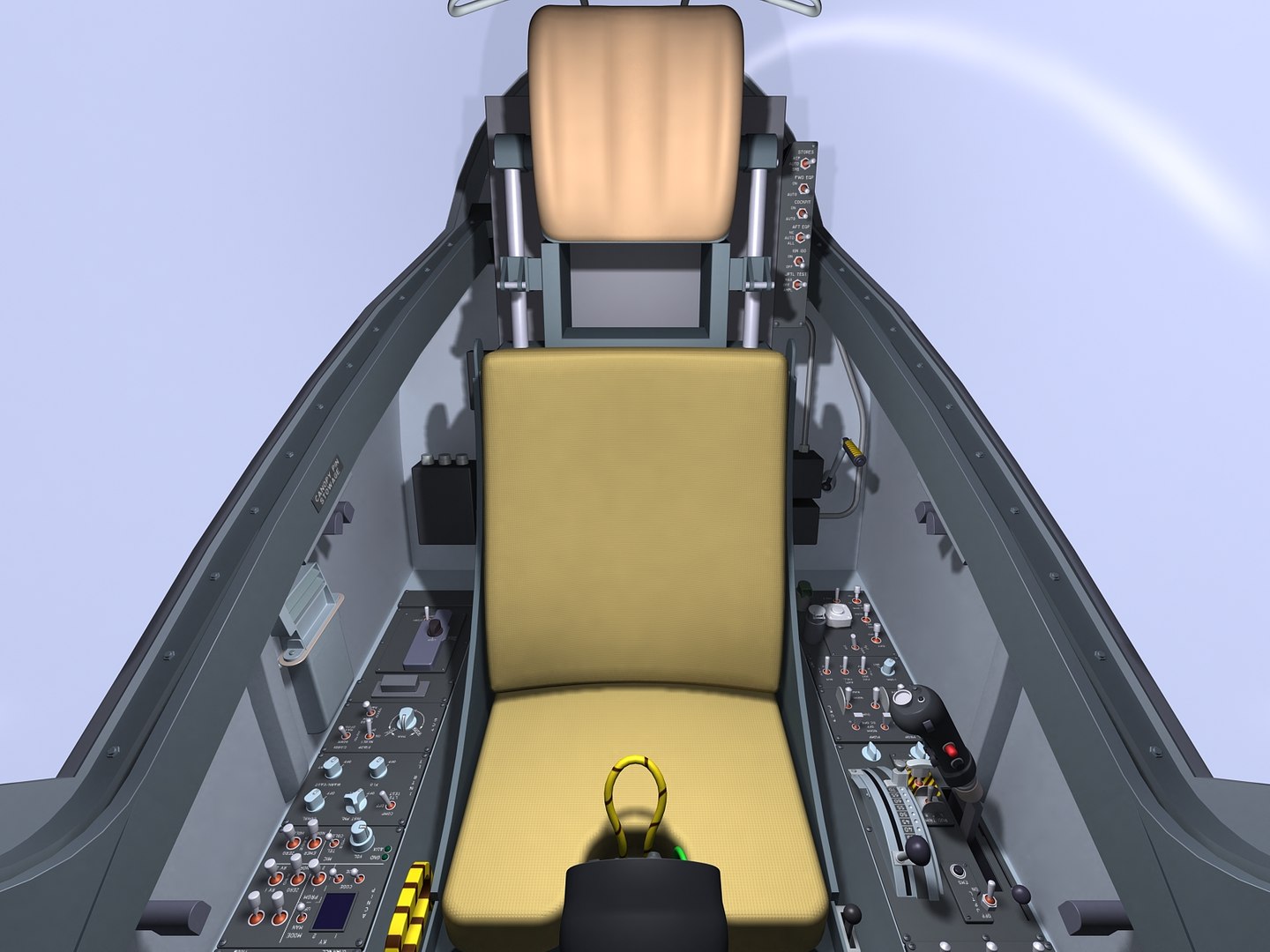 3ds Av-8b Harrier Cockpit