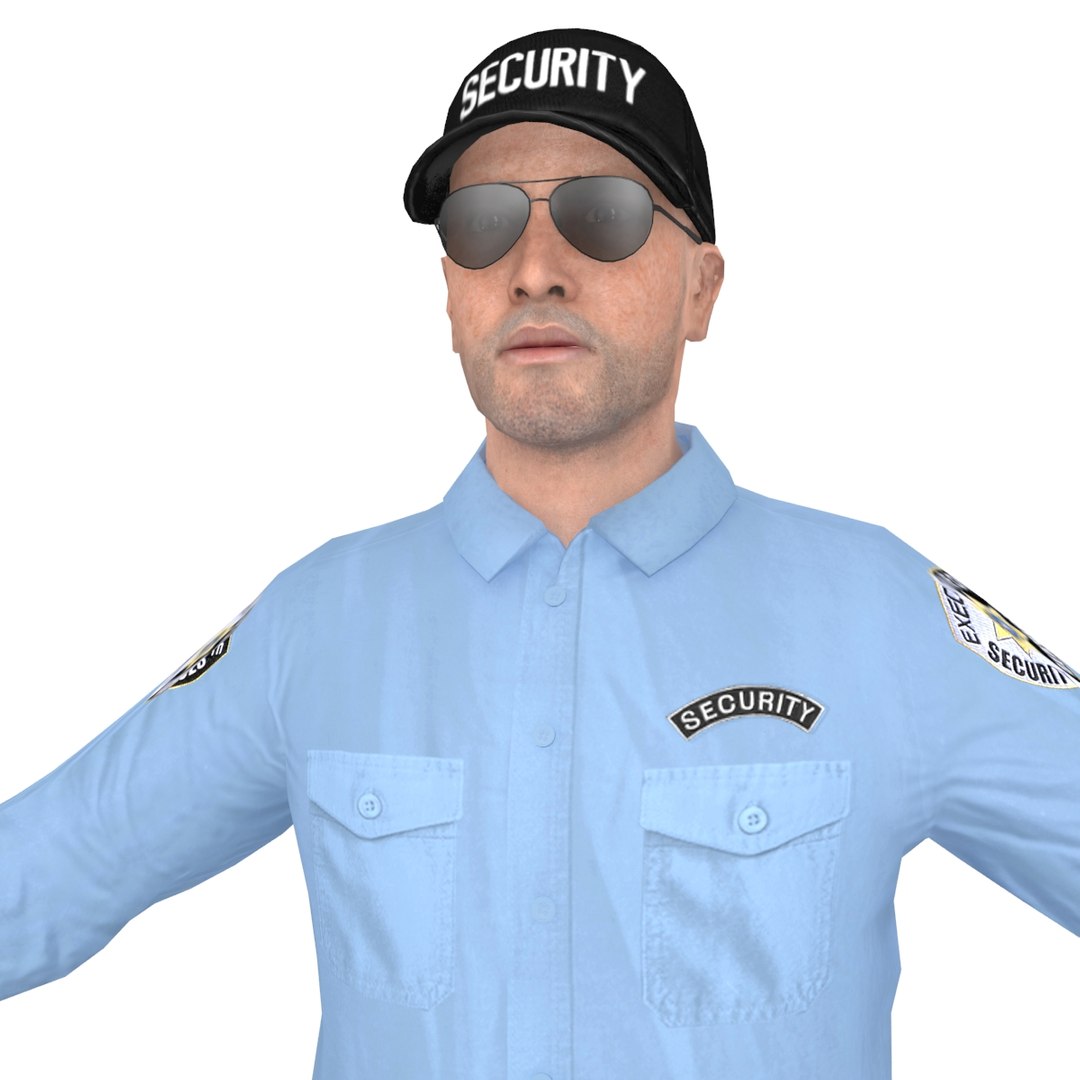 3D security guard 2 - TurboSquid 1353237