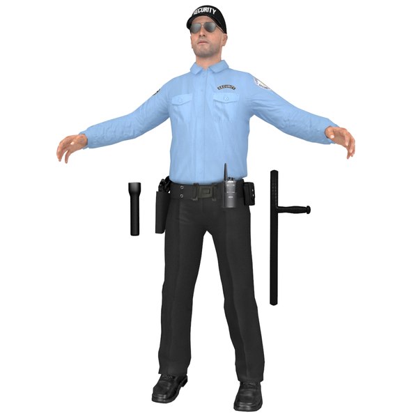 3D security guard 2 - TurboSquid 1353237