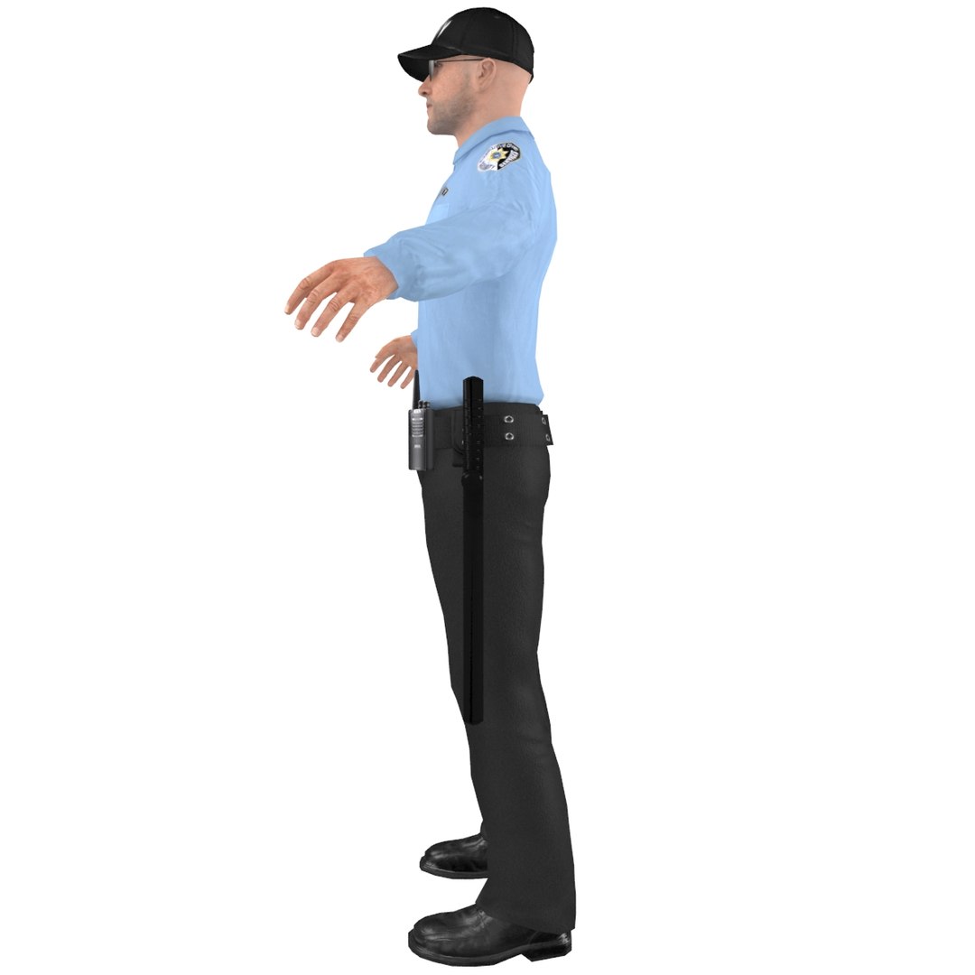 3D Security Guard 2 - TurboSquid 1353237