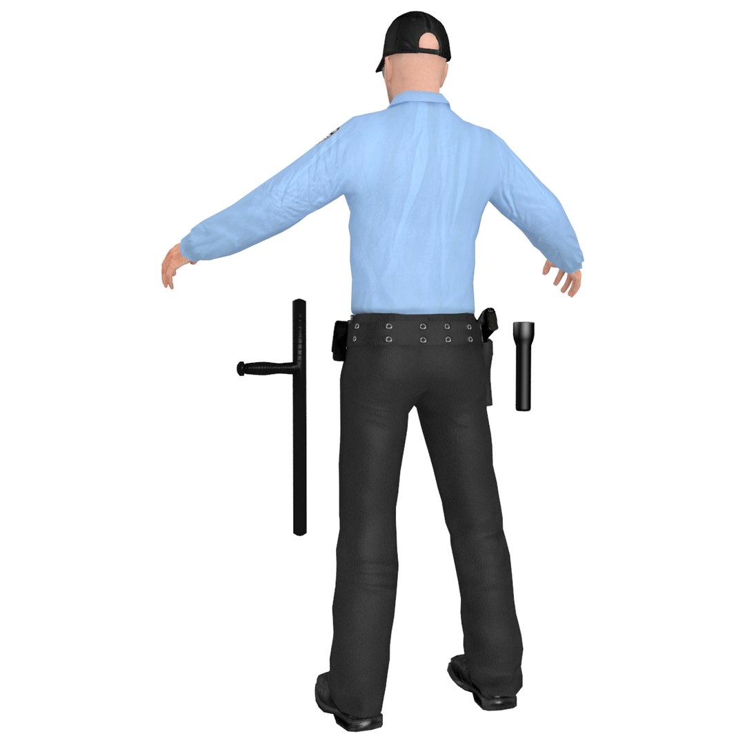 3D Security Guard 2 - TurboSquid 1353237