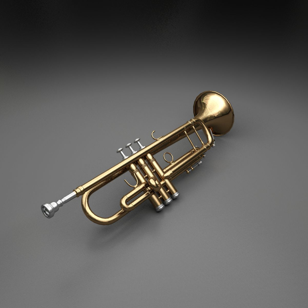 3d Model Trumpet
