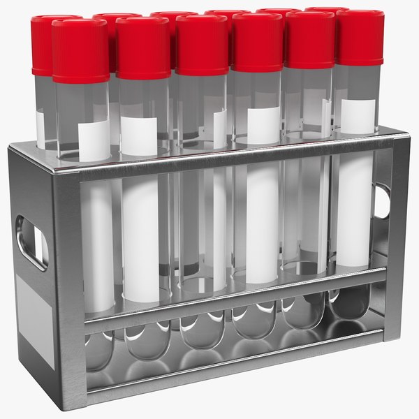 Free steel test tube rack model - TurboSquid 1557642