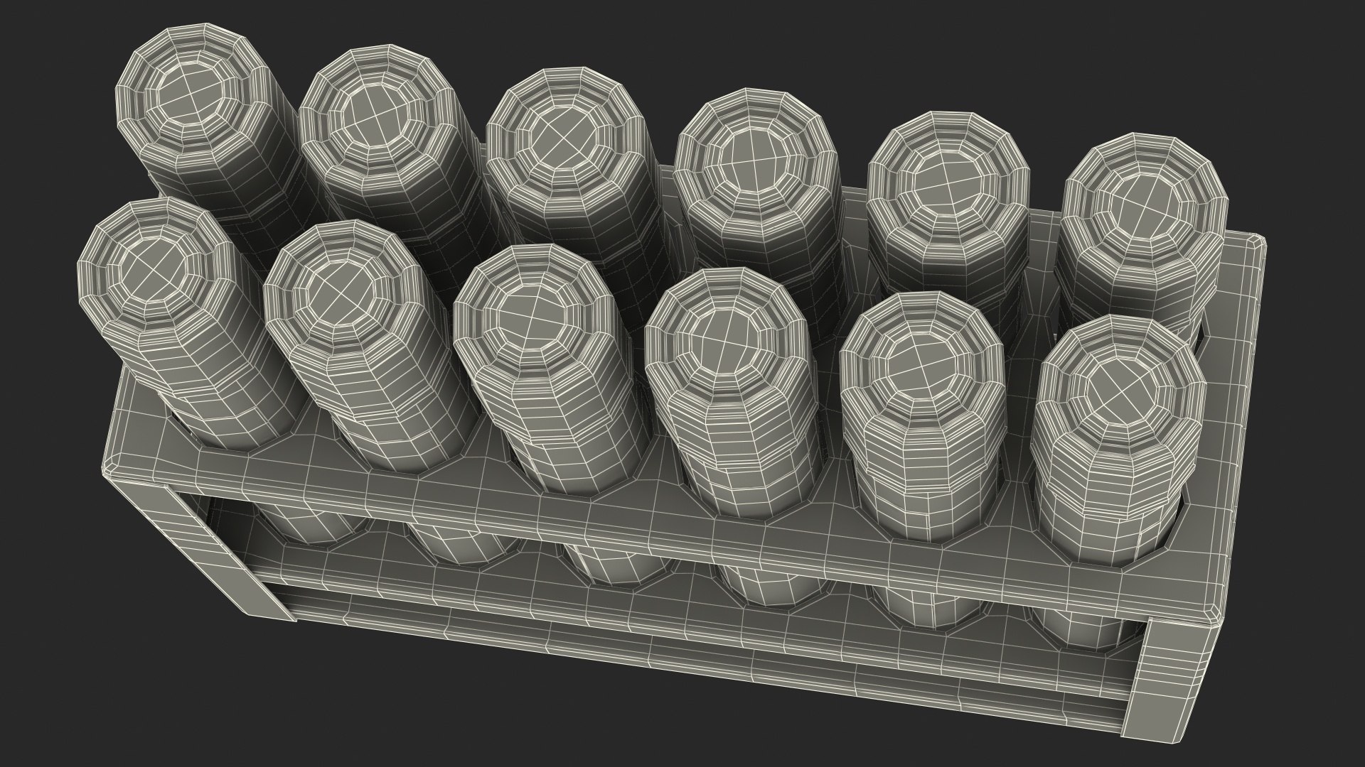 Free Steel Test Tube Rack Model - TurboSquid 1557642