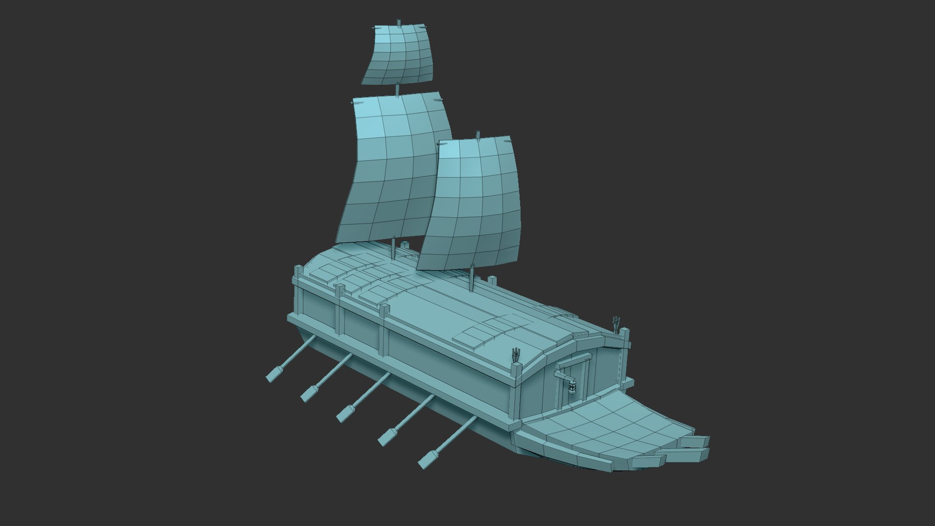 3D Model Korean Turtle Ship - - TurboSquid 1694506