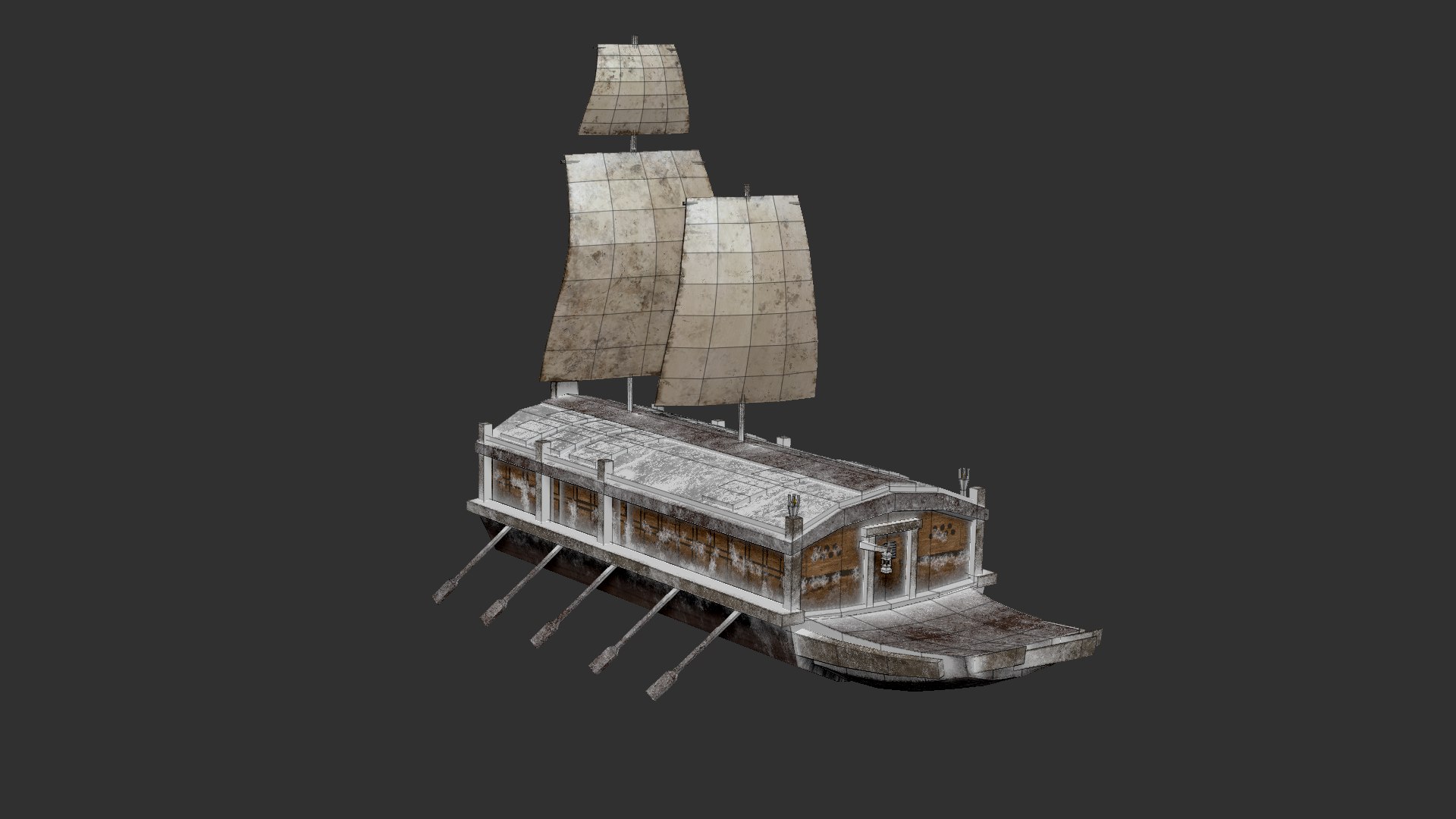 3D Model Korean Turtle Ship - - TurboSquid 1694506