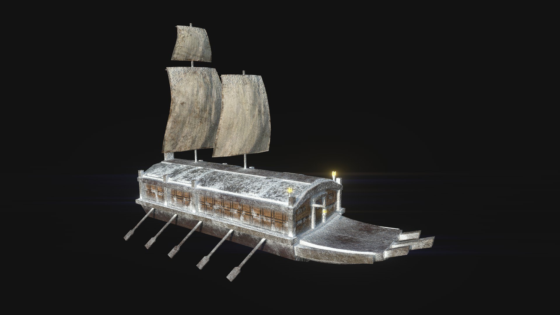 3D Model Korean Turtle Ship - - TurboSquid 1694506